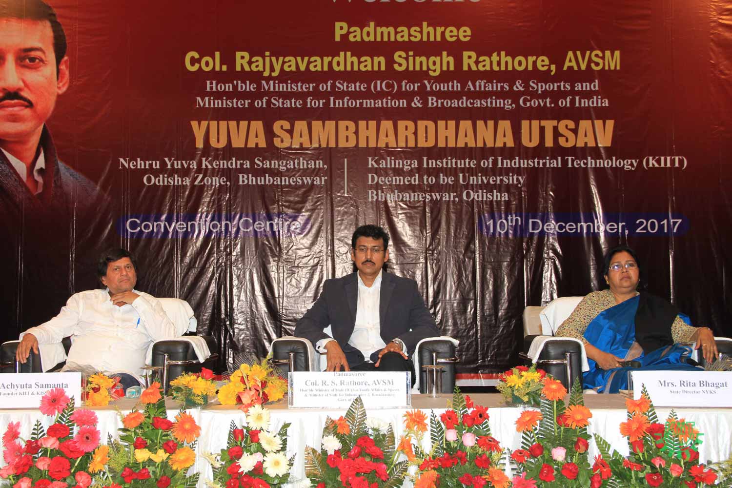 Hon'ble Union Minister Col. R.S. Rathore visits KIIT&KISS | KIIT ...