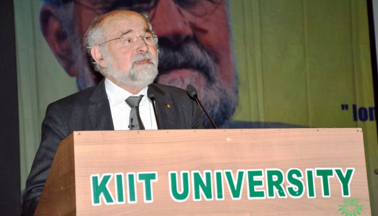 Nobel Laureate Prof. Erwin Neher delivers JBS Haldane Lecture | KIIT ...