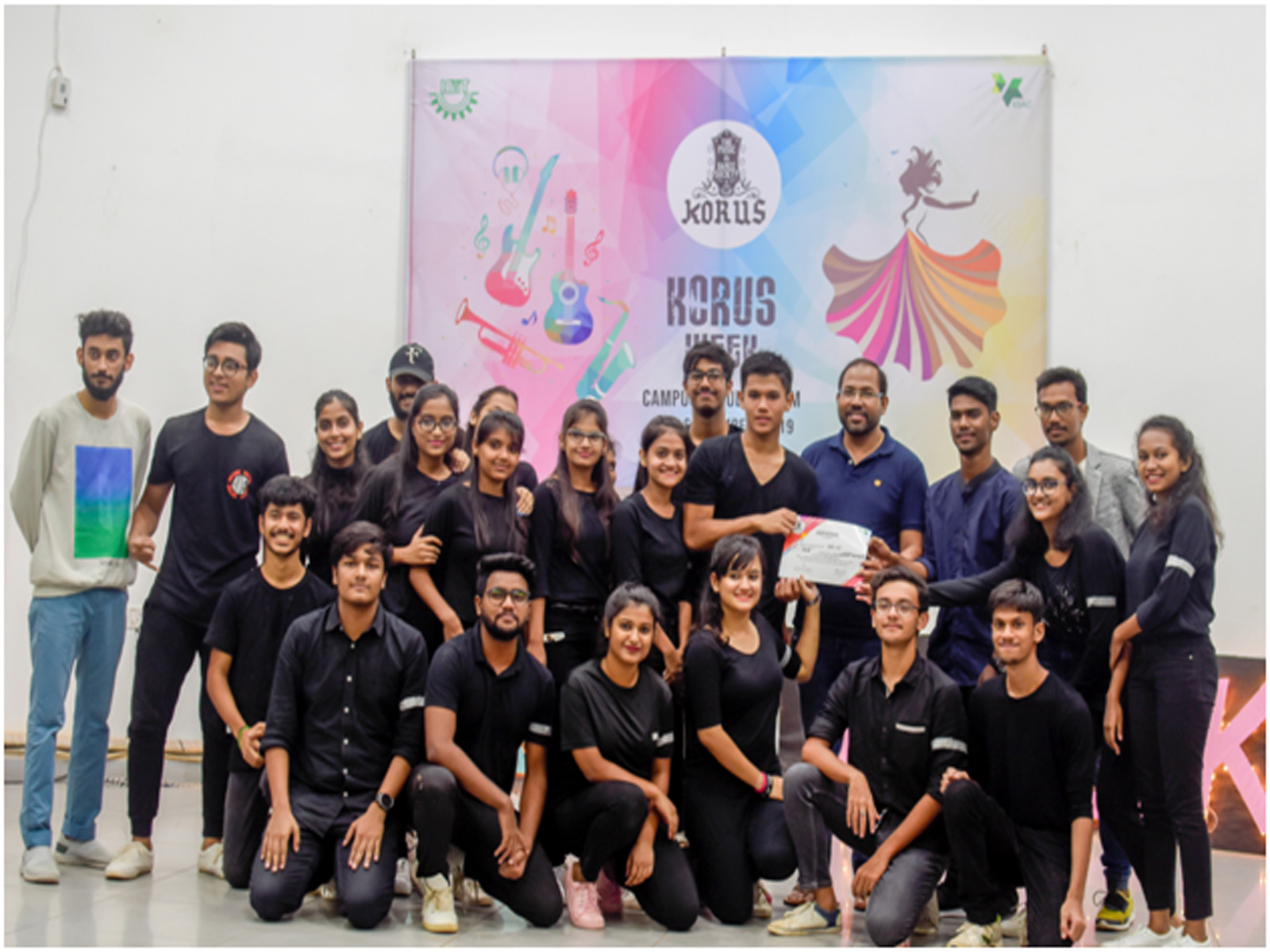 KORUS-Dance & Music Society of KIIT Student Activity Centre organized ...