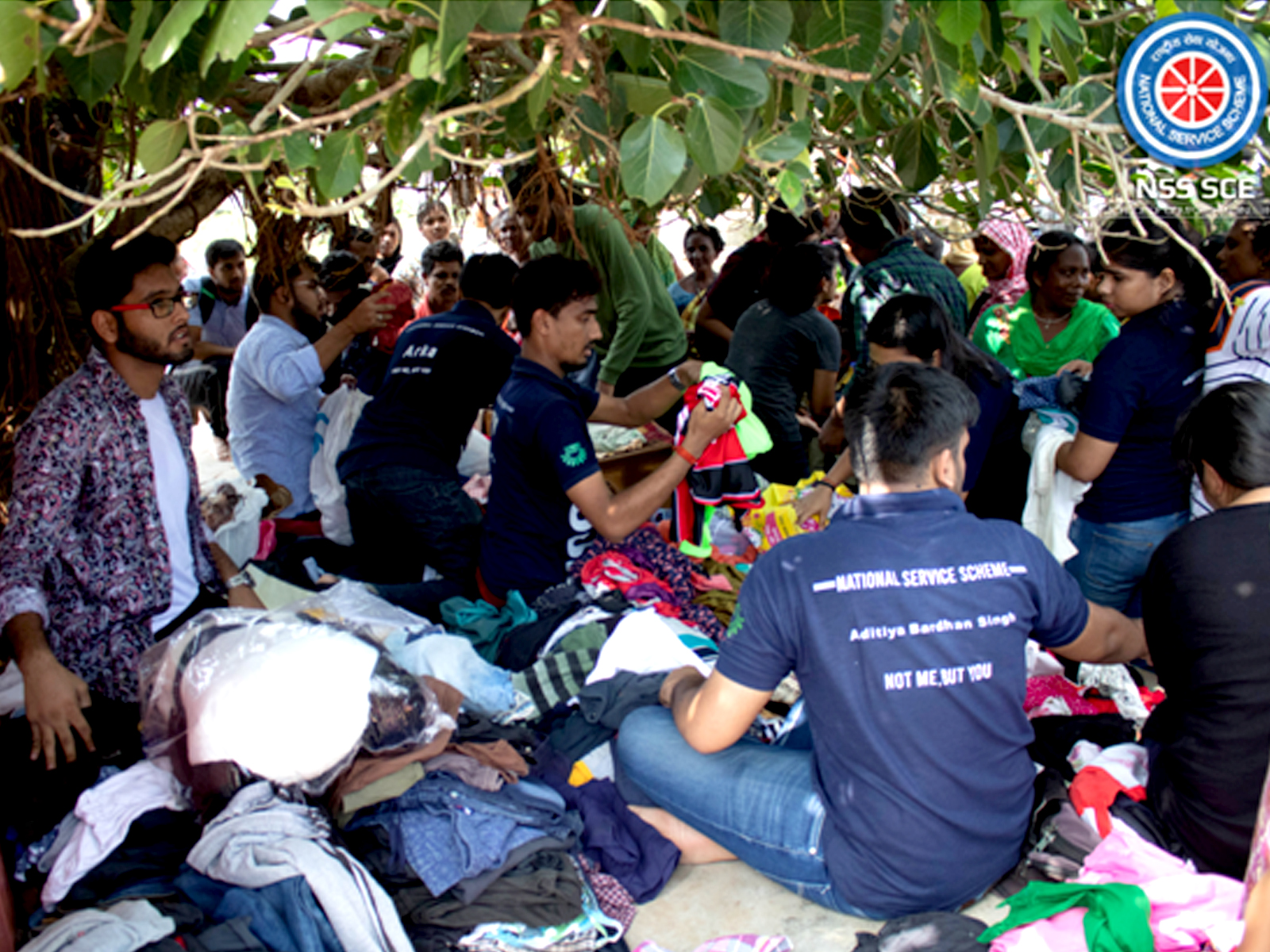 Cloth Distribution in Sikharchandi Slum by NSS Bureau of SCE, KIIT DU ...