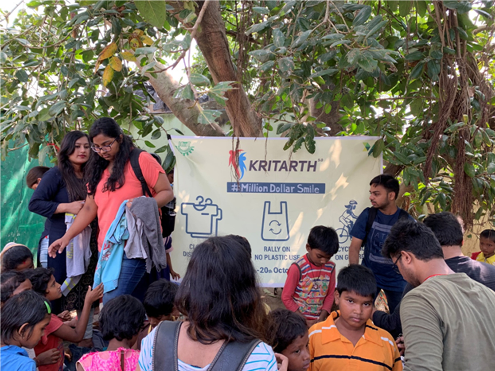 Kritarth 5.0 Conducted Clothes Distribution Drive | KIIT University ...