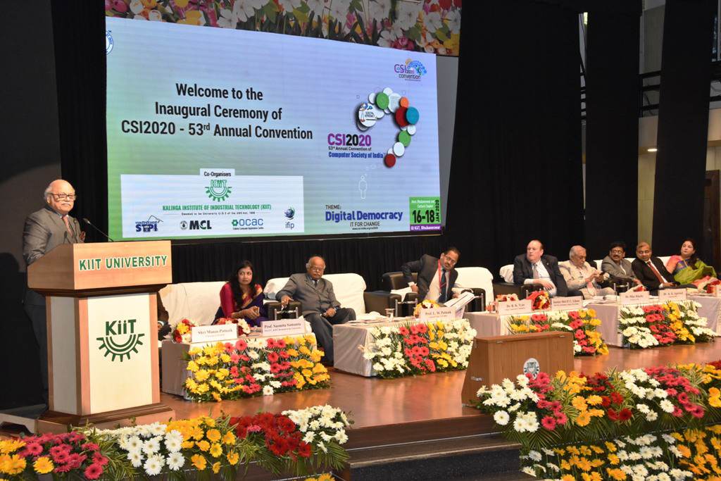 53rd Annual Convention of Computer Society of India Inaugurated at KIIT ...