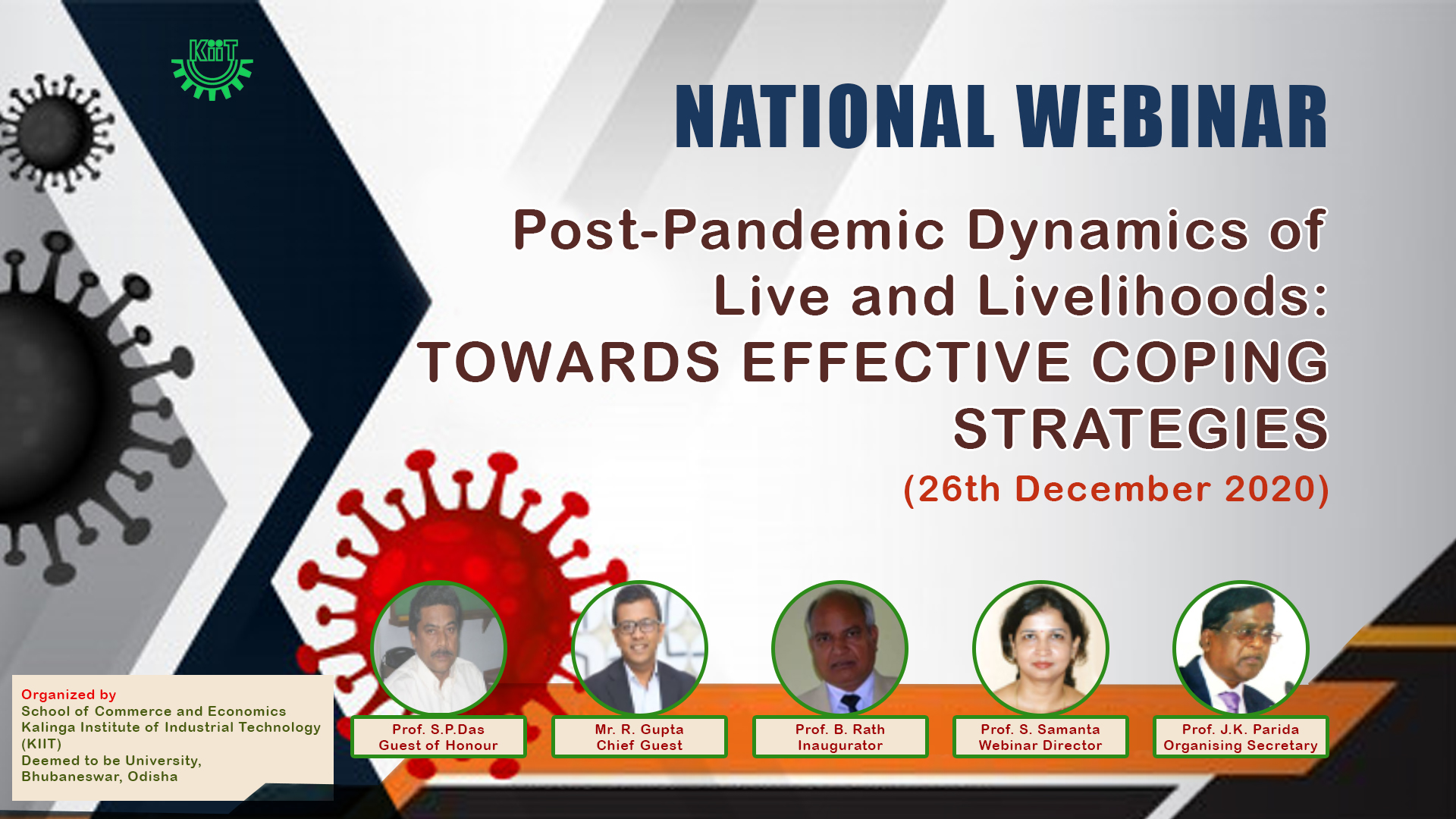 National Webinar on ‘Post Pandemic Dynamics of Lives & Livelihood ...