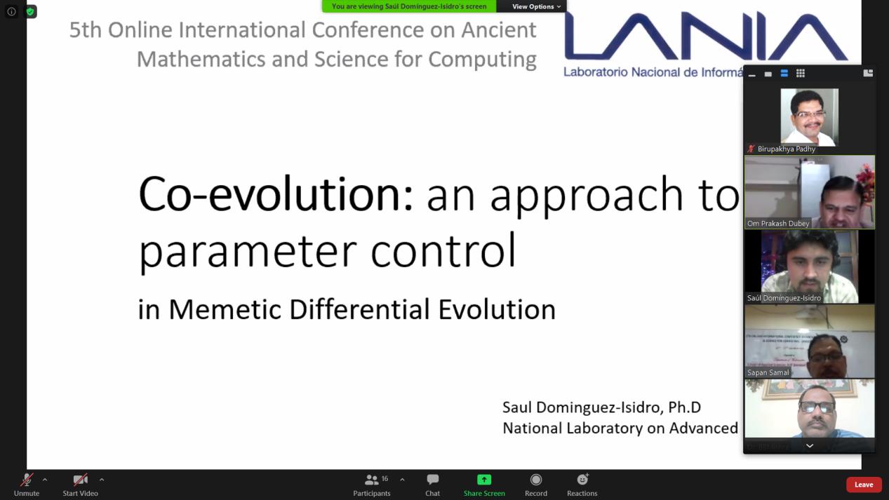 5th International Conference on Ancient Mathematics & Science for ...