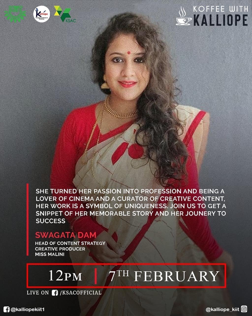 KSAC Kick Starts 'Koffee With Kalliope' Season - 1 | KIIT University ...