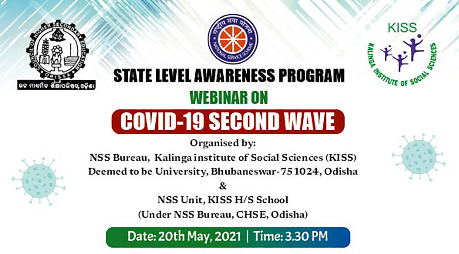 KISS-DU NSS Bureau Organizes State Level Awareness Programme on Covid ...