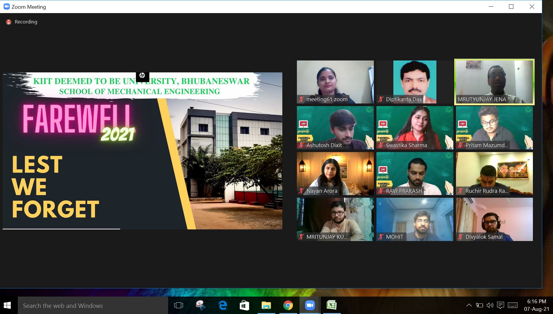 Students of KIIT School of Mechanical Engineering Organize Virtual ...