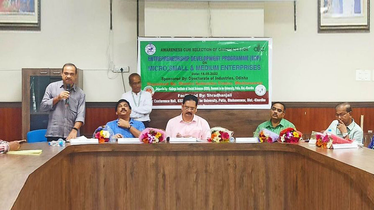 Entrepreneurship Development Training Program in KISS Deemed to be ...