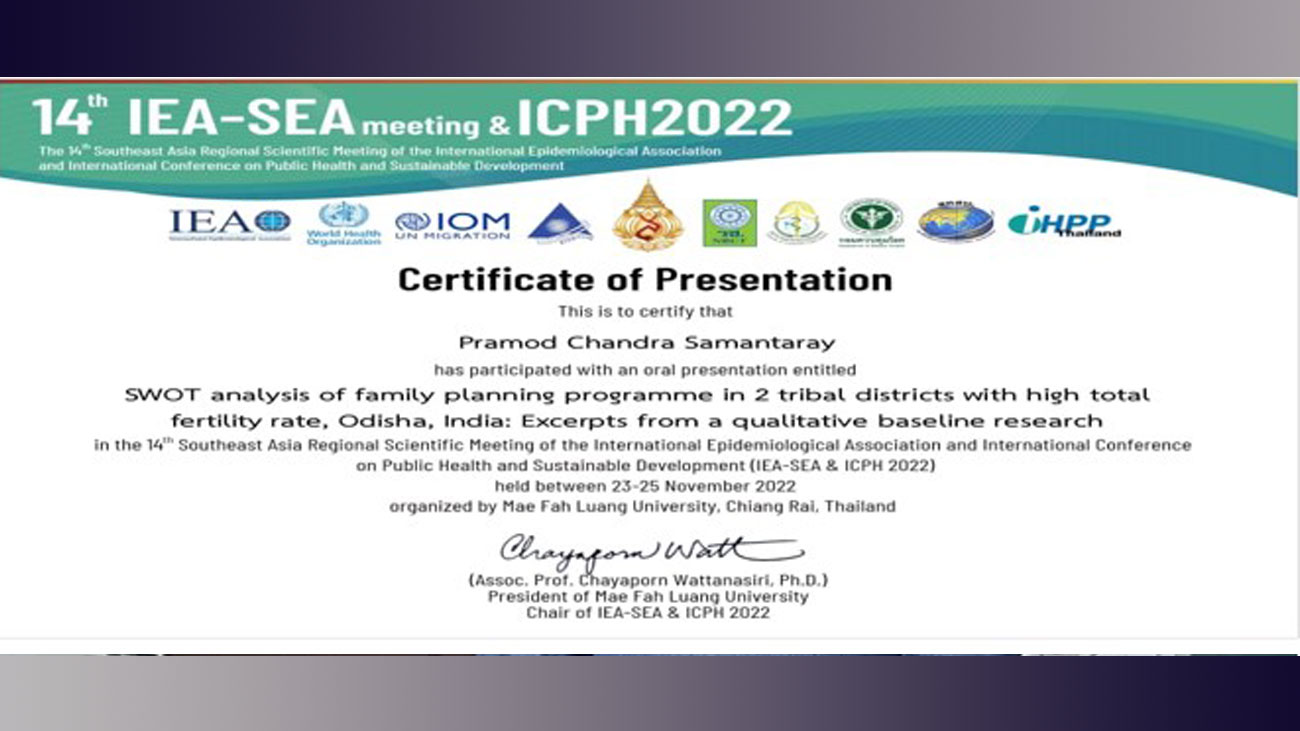 KIMS-ICMR Contraceptive Project Gets Global Accolades | KIIT University ...