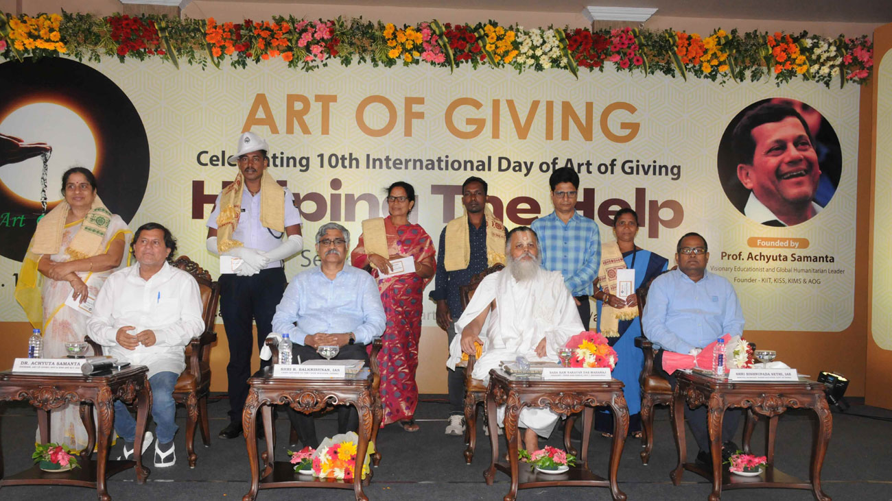 10th International Art of Giving Day Celebrated World Wide | KIIT ...