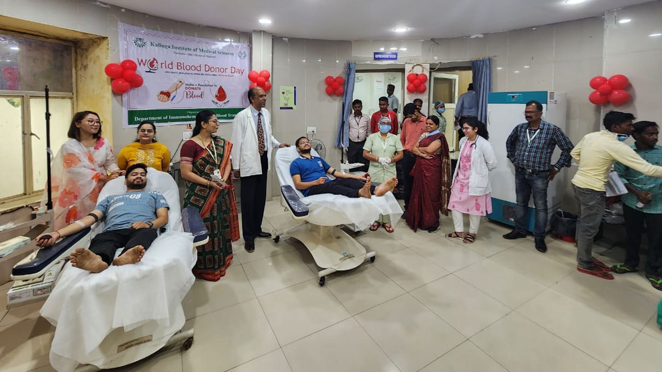 Blood donation saves lives, also helps donors keep good health: KIMS ...